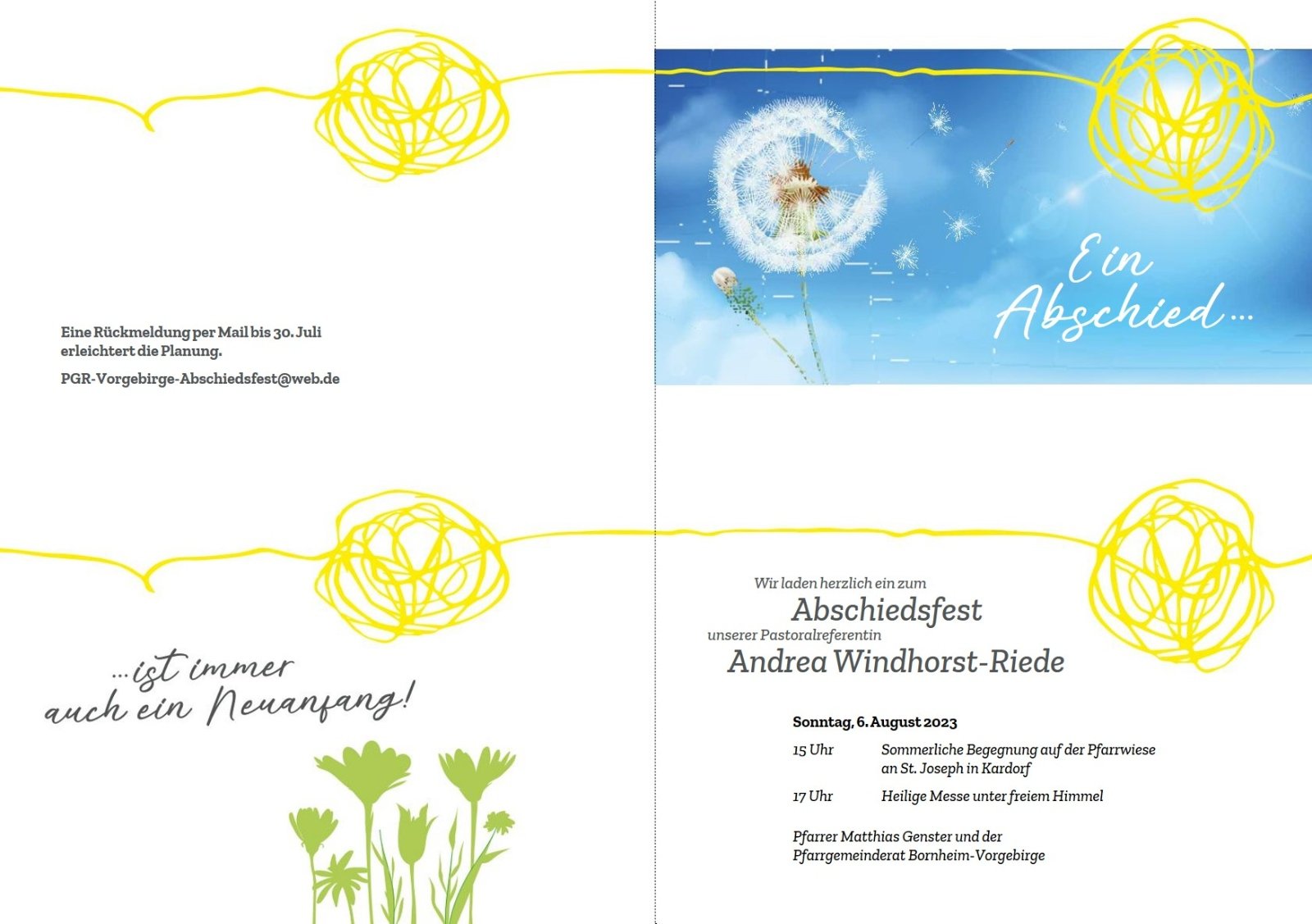 Seelsorgebereich Bornheim-Vorgebirge | Abschied von Pastoralreferentin ...