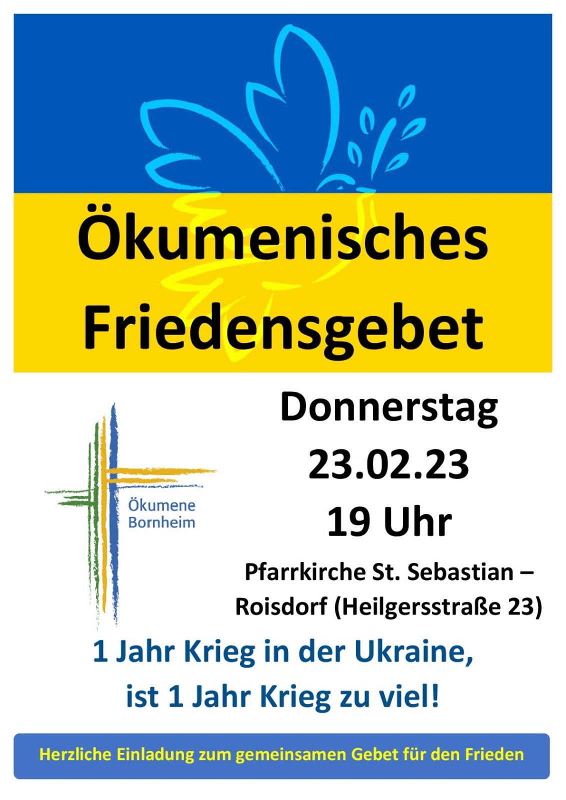 Seelsorgebereich Bornheim-Vorgebirge | Ökumenisches Friedensgebet