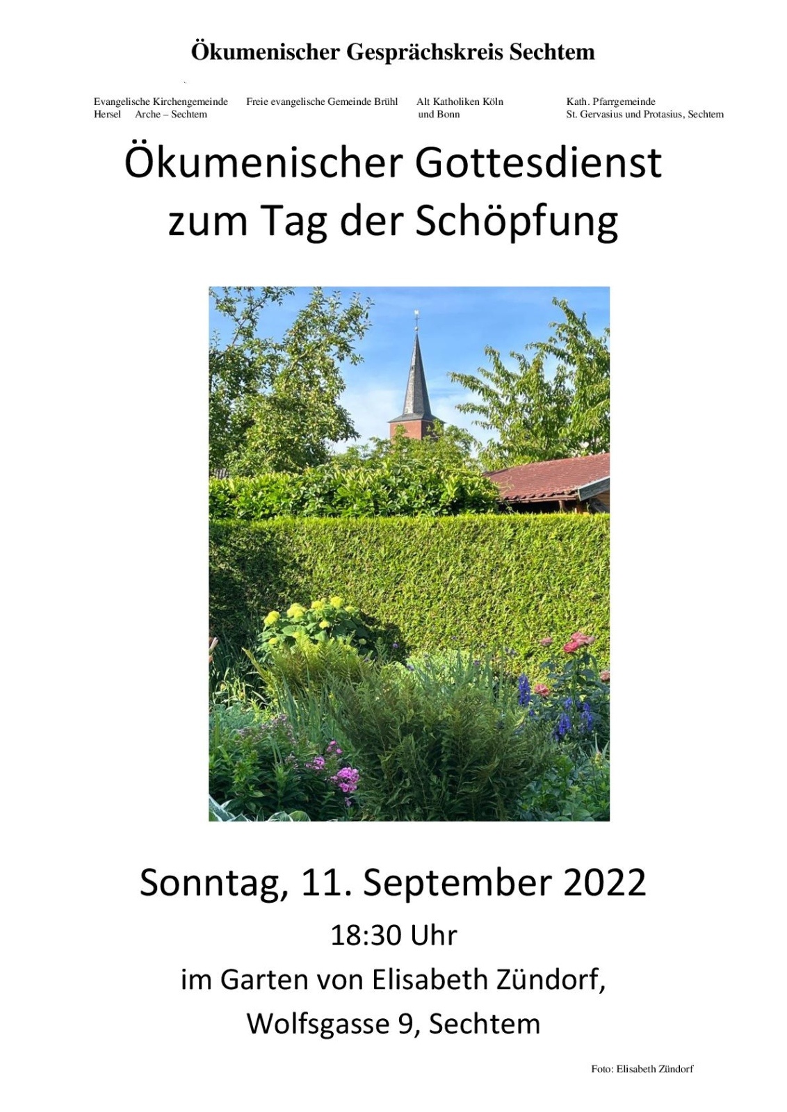 Seelsorgebereich Bornheim-Vorgebirge | Ökum. Gottesdienst