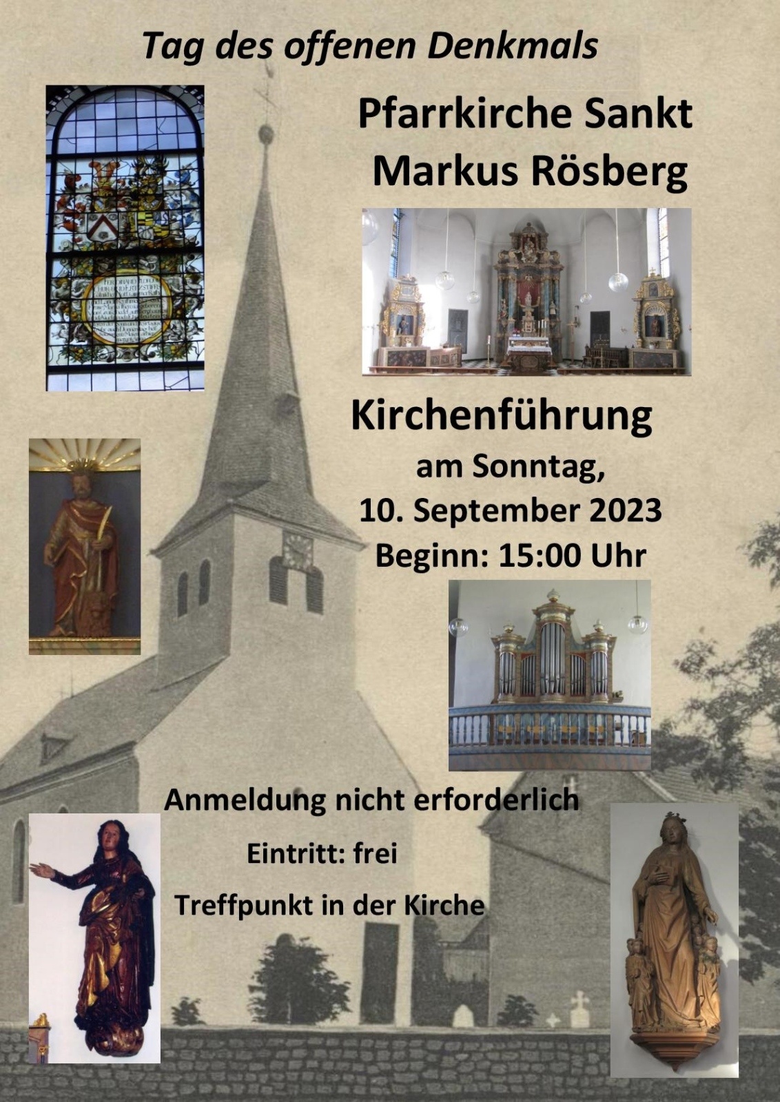 Seelsorgebereich Bornheim-Vorgebirge | Kirchenführung in Rösberg