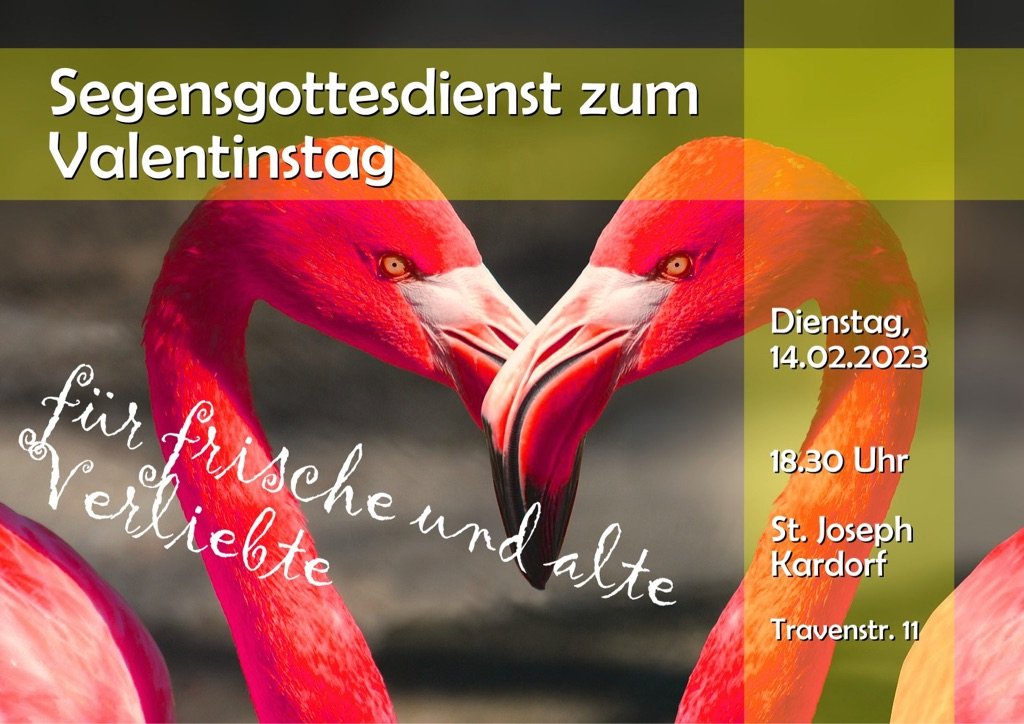 Seelsorgebereich Bornheim-Vorgebirge | Segensfeier zum Valentinstag